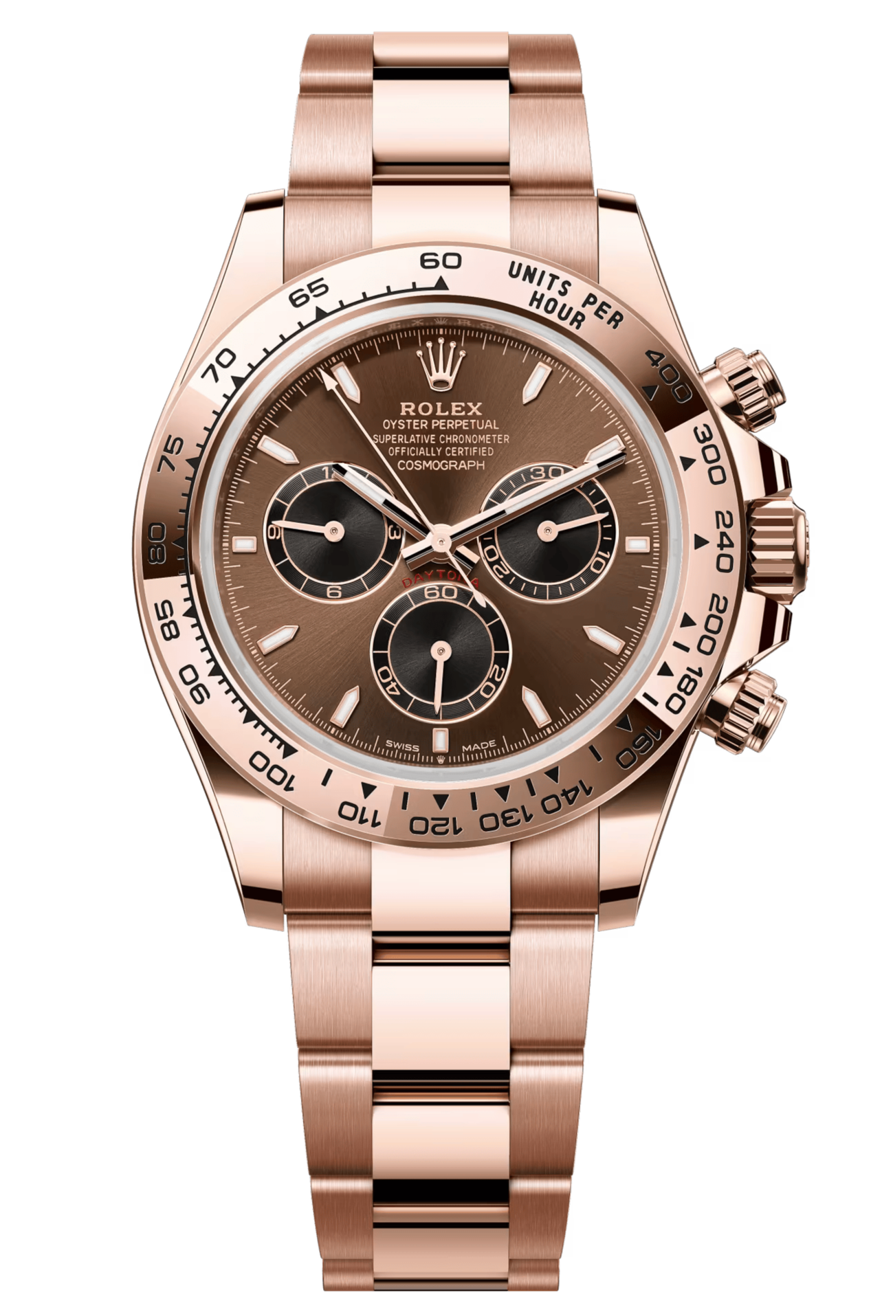 Rolex Cosmograph Daytona 40mm Everose Gold Chocolate Dial - 126505 - N – Gamzo & Co